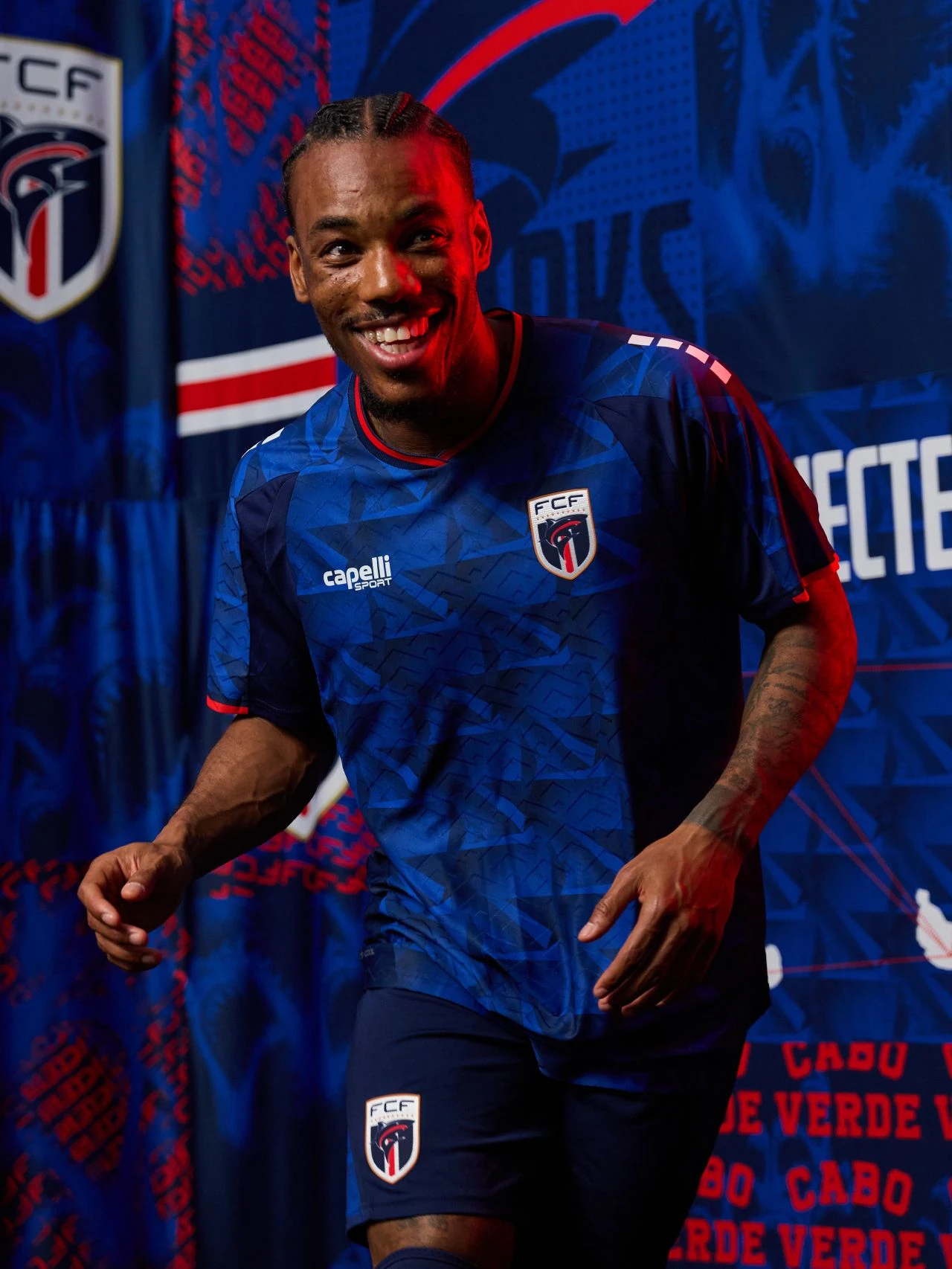 Cape Verde Home Shirt World Cup 2026 - Cabo Verde Jersey Capelli Sport ...